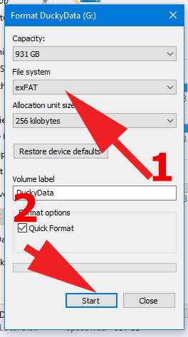 Hard Drive Formats – Duck's Tech Blog